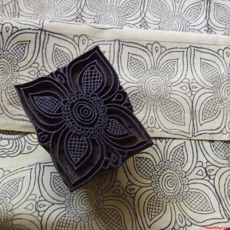 How to carve and Block Print on a Fabric