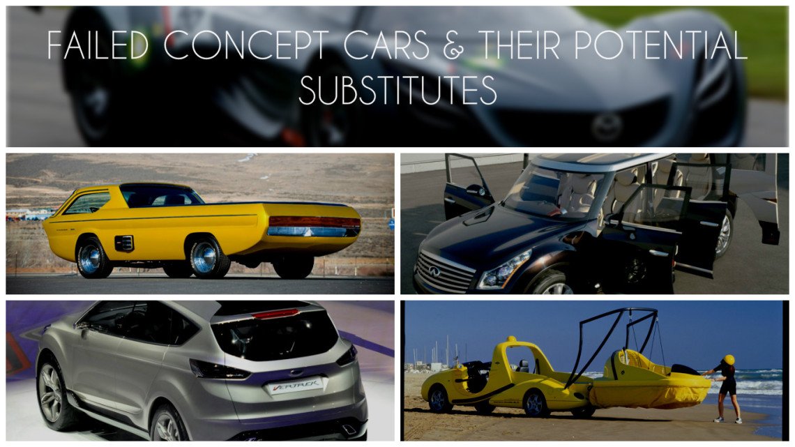 6 Failed Concept Cars & their Potential Substitutes